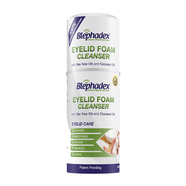 Blephadex Eyelid Foam Cleanser | Tea Tree and Virgin Coconut Oils | Buy ...
